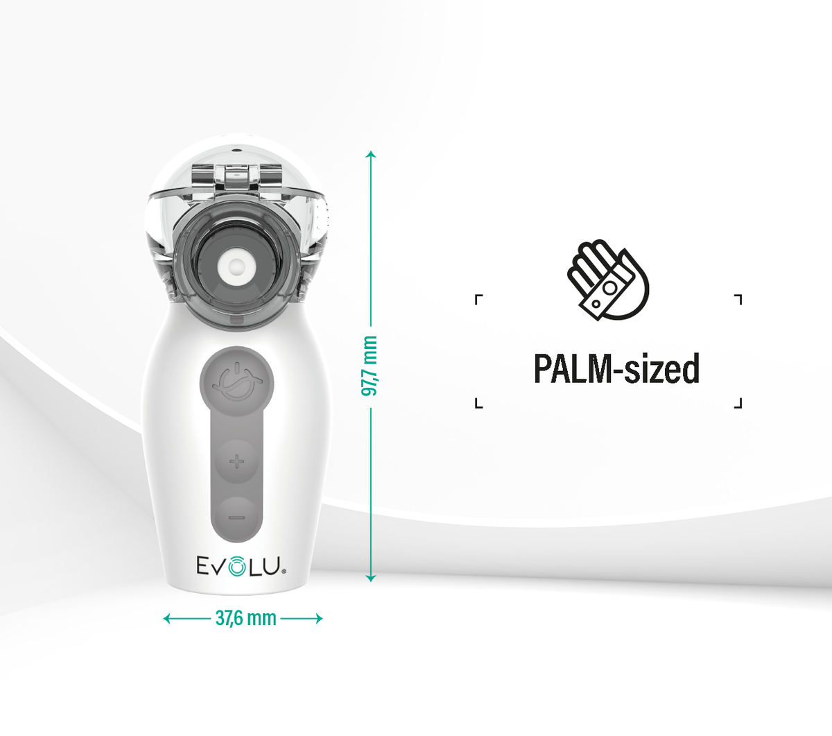 Portable mesh nebulizer (inhaler) NANO AIR PRO – evolu.lv