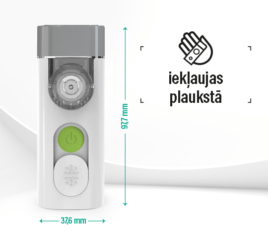 Portatīvais mesh nebulaizers (inhalators) NANO AIR – evolu.lv
